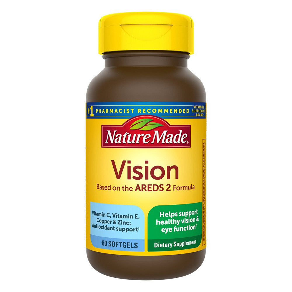 Nature Made Vision Based On The Areds 2 Formula Softgels, 60 Ea ...