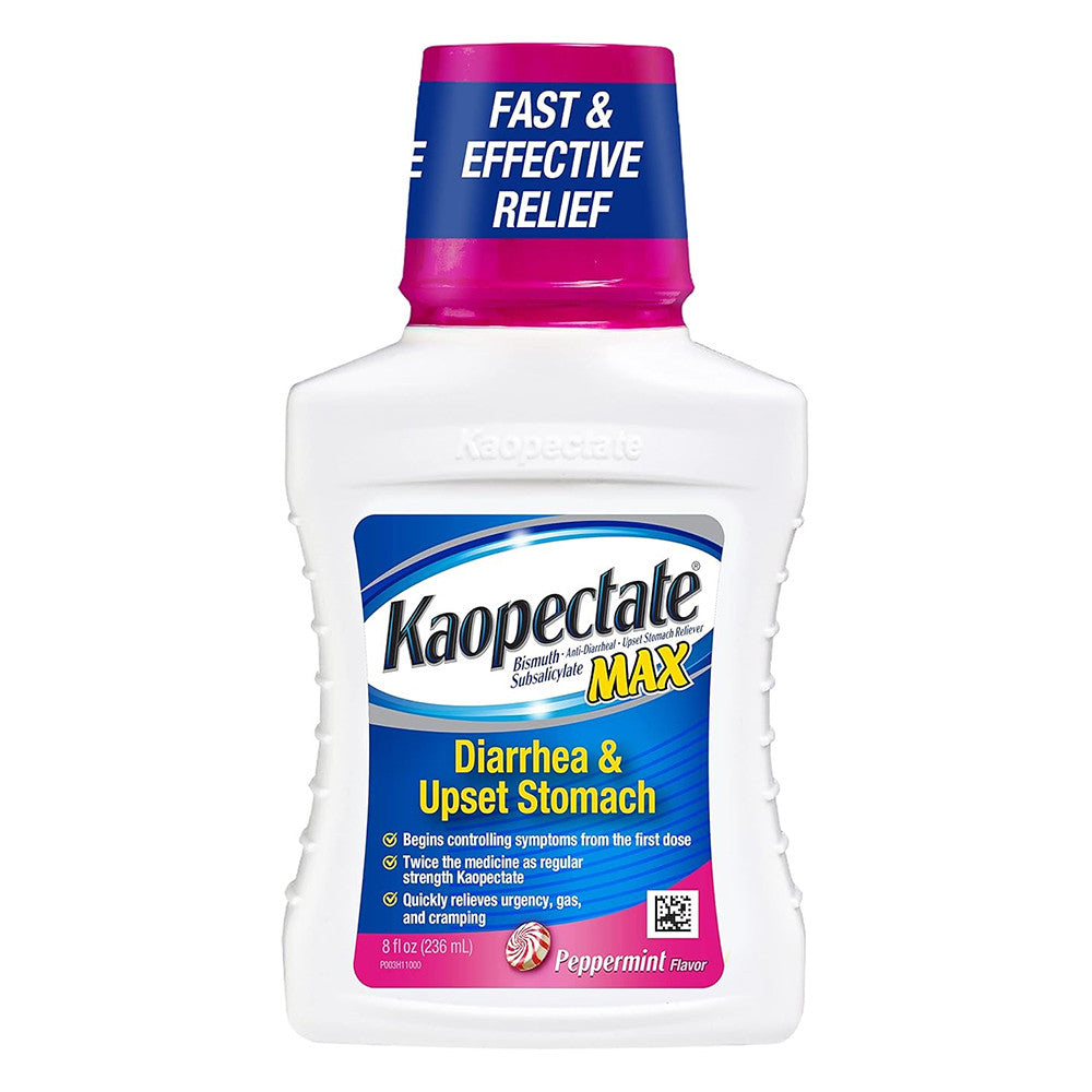 Kaopectate Max Liquid for Diarrhea and Upset Stomach Pain Relief ...